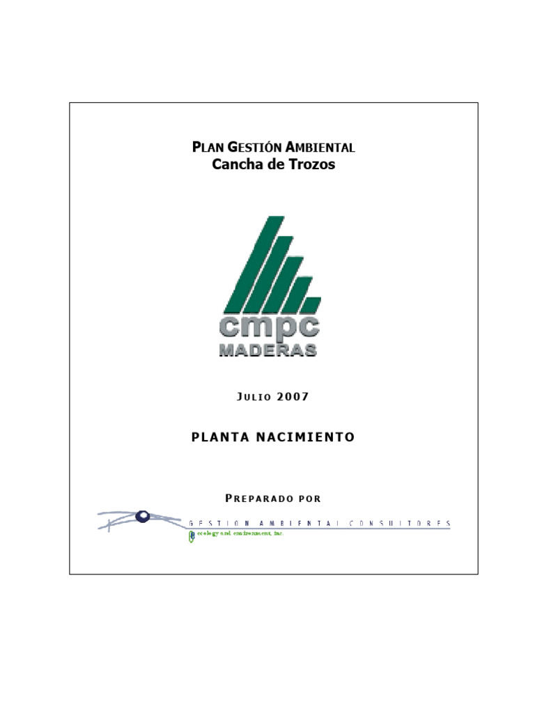 CMPC Maderas | PDF | Riego | Agua