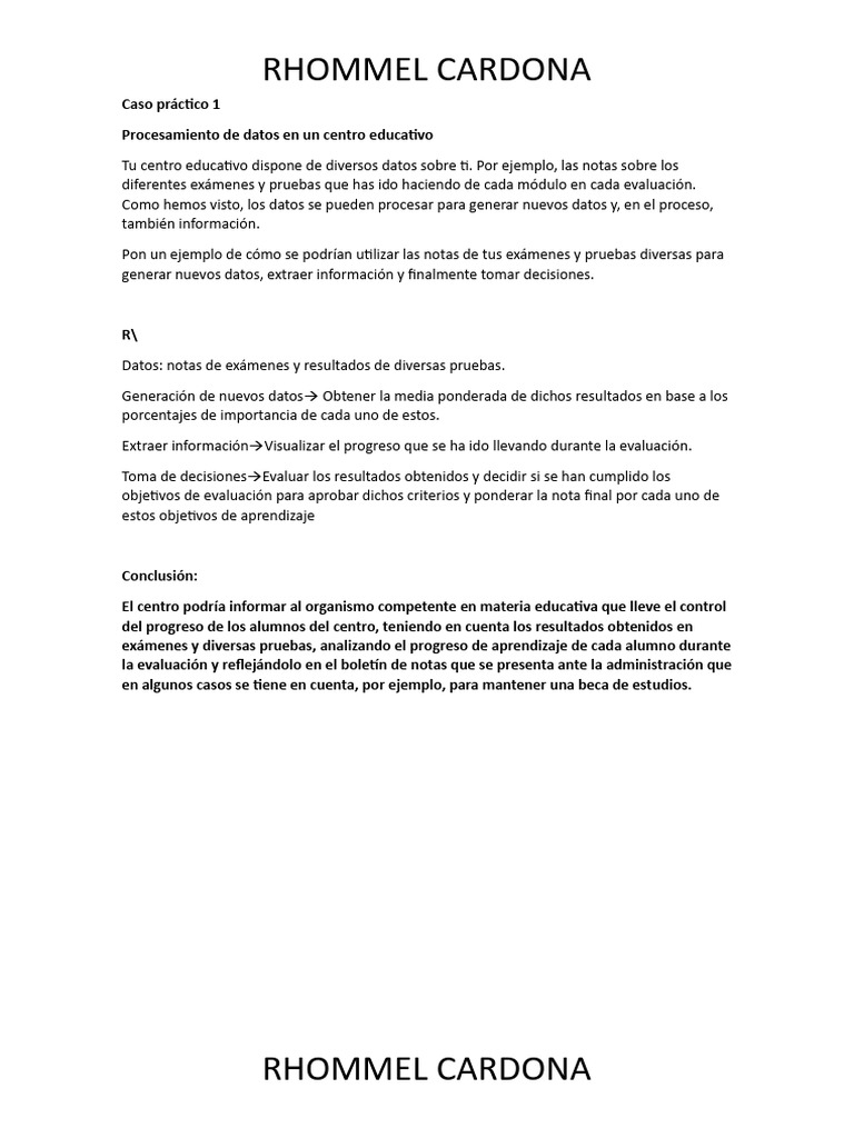 Ut 1 Caso Practico 1.1 | PDF | Evaluación