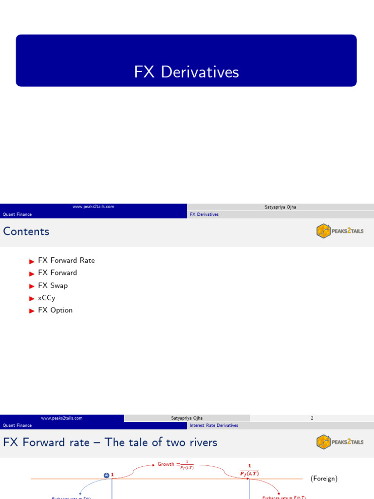 FX Derivatives(Blank) | PDF | Foreign Exchange Market | Swap (Finance) FX Derivatives(Blank) | PDF | Foreign Exchange Market | Swap (Finance)