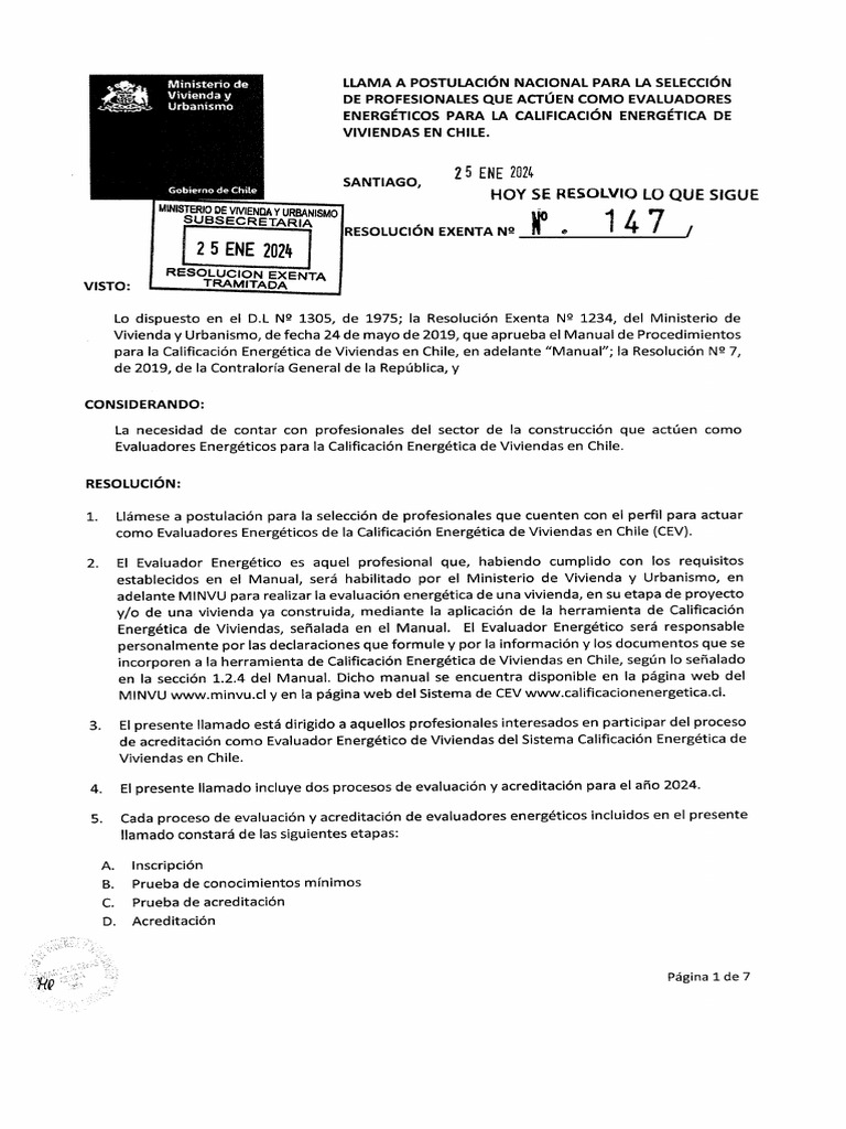 2024.25.01 Res. Ex. 147 Llamados 2024 | PDF