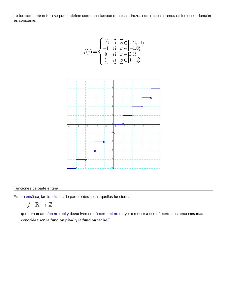 INVESTIGACION Func. Parte Entera, Modulo, Mantisa y Signo | PDF ...