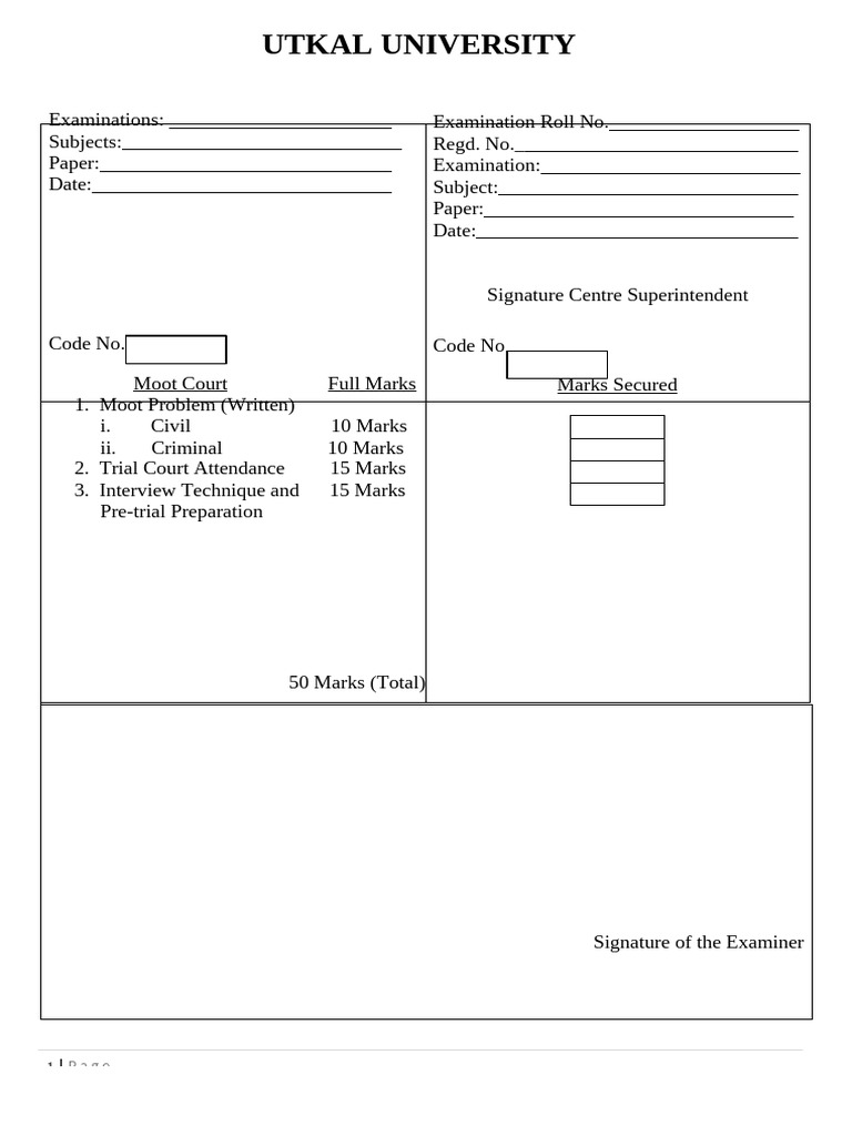 Moot Court Paper-Vi - 082806-1 | PDF | Advocate | Lawyer