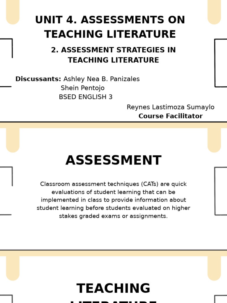 Reading Complex Texts Literature Education Presentation Green and White ...