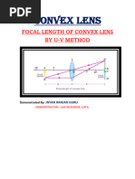 B Experiment 1 - Focal Length of Convex Lens | PDF | Optics | Applied ...