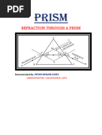 Minimum Deviation Angle Experiment | PDF