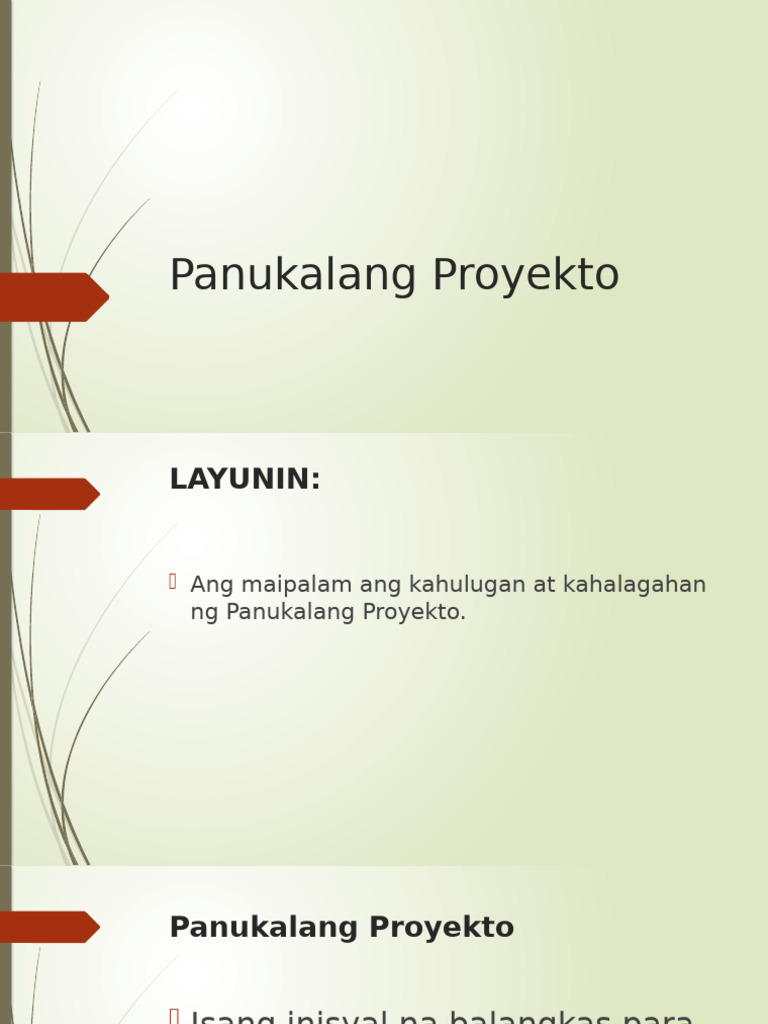Panukalang Proyekto | PDF