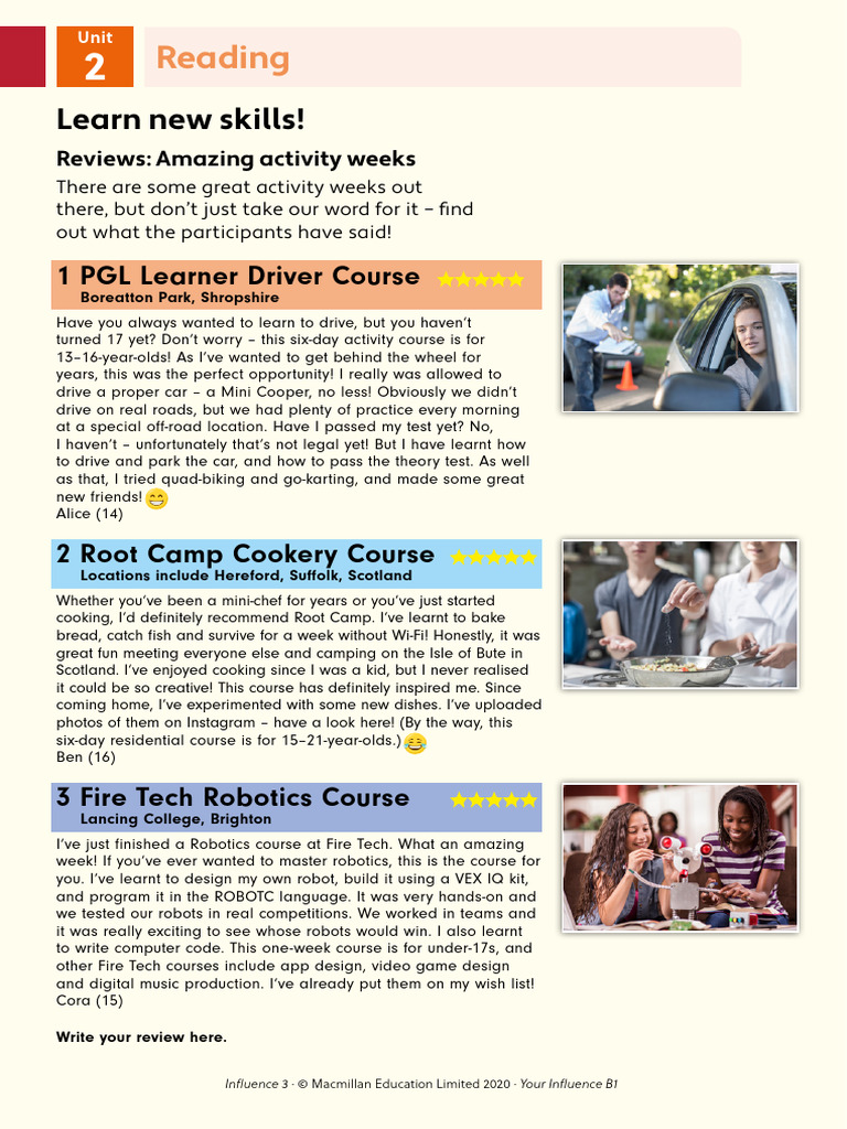 L3 B1 Accessible Reading Worksheets U2 | PDF | Career & Growth | Computers