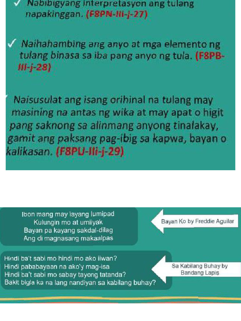 Filipino Notes | PDF