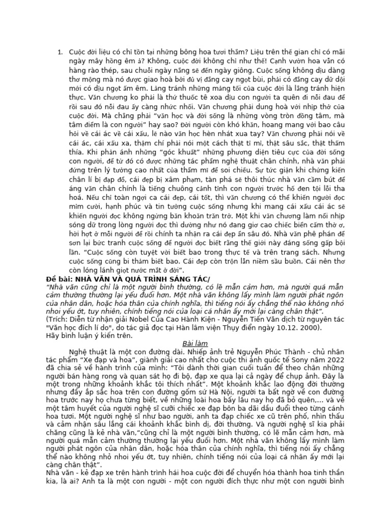 Văn Tham KH o Văn Phong | PDF