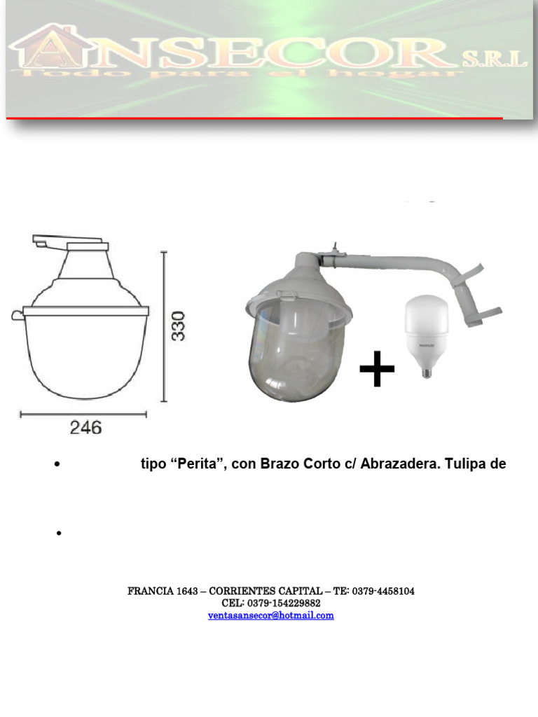 Promocion Artf. Perita + Lampara | PDF