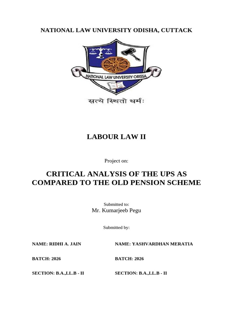 Labor Laws Ii Final Pdf Pension Defined Benefit Pension Plan