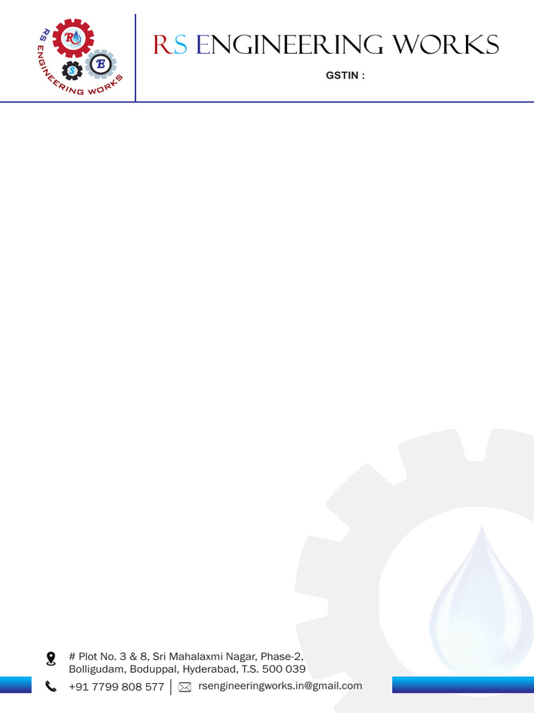 RSE ENGINEERING WORKS Letter Head | PDF