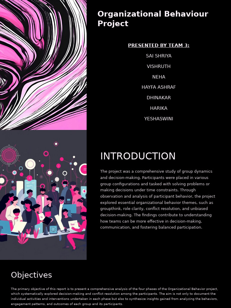 Organizational Behaviour Project | PDF | Decision Making | Bias