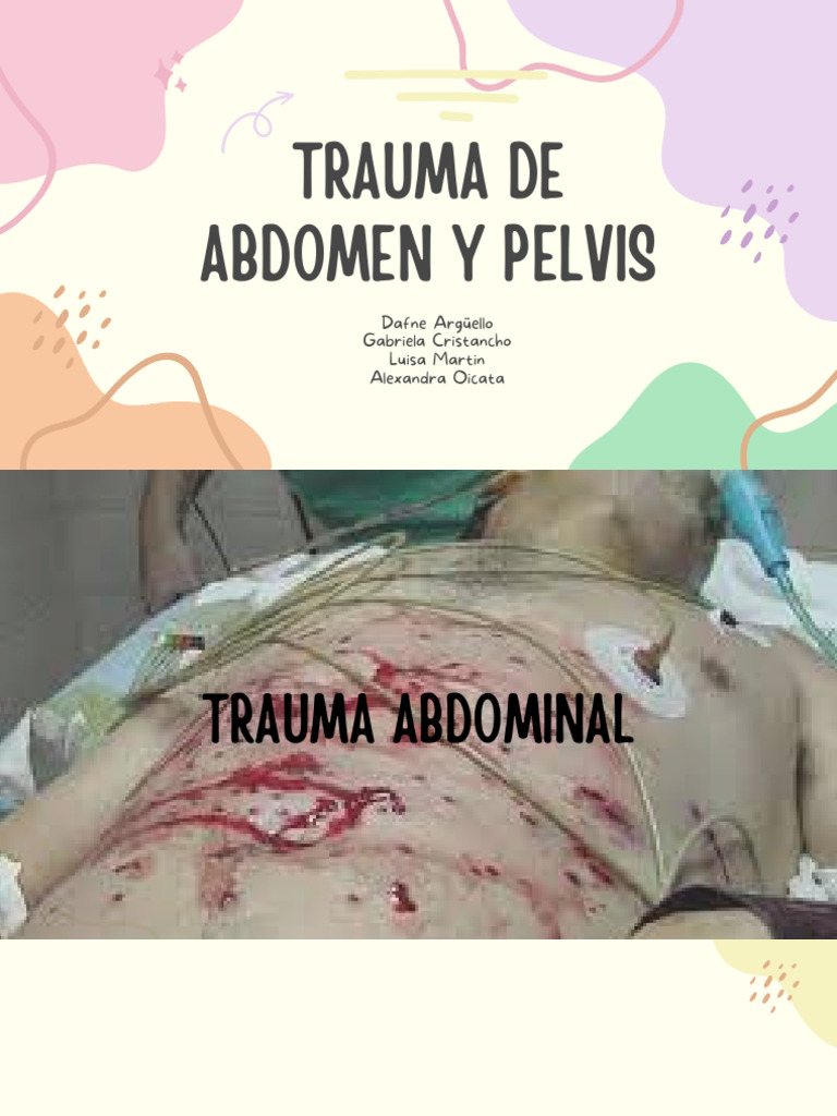 Trauma de Abdomen y Pelvis | PDF | Pelvis | Abdomen