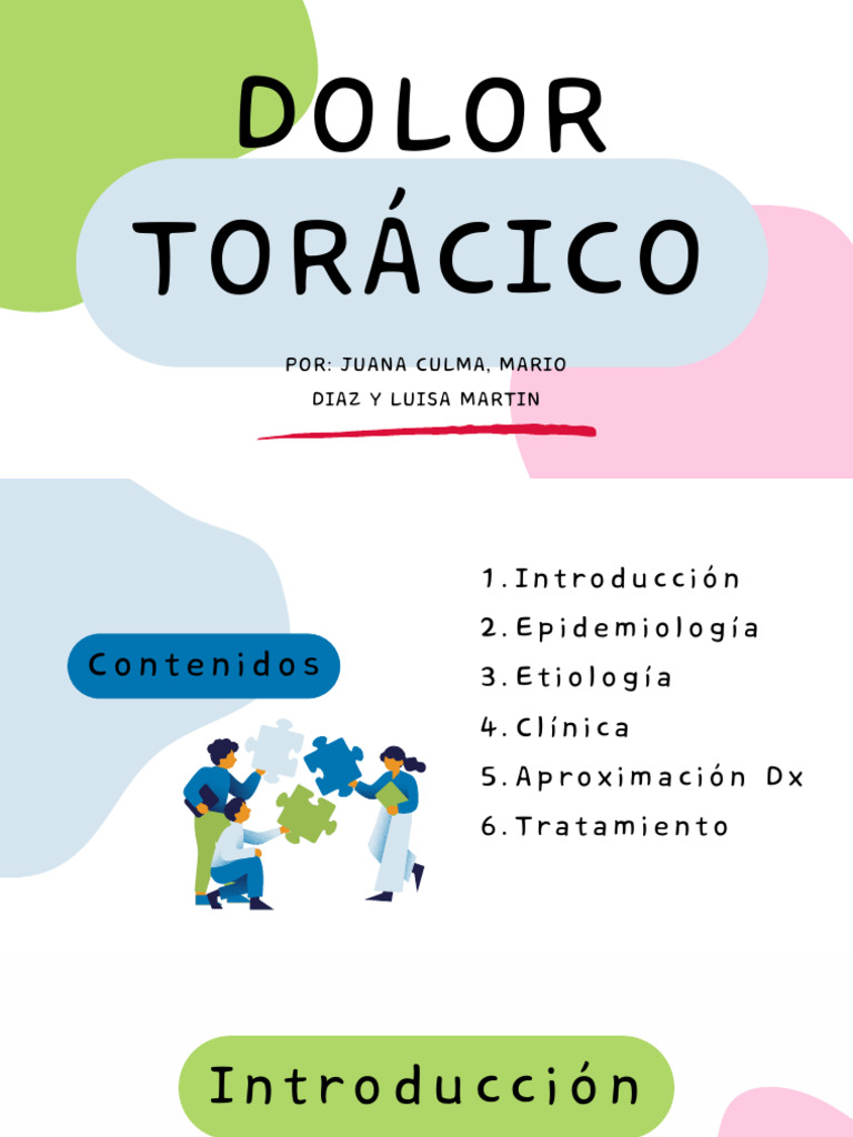 Dolor Torácico en Pediatría: Causas y Diagnóstico | PDF | Infarto de ...