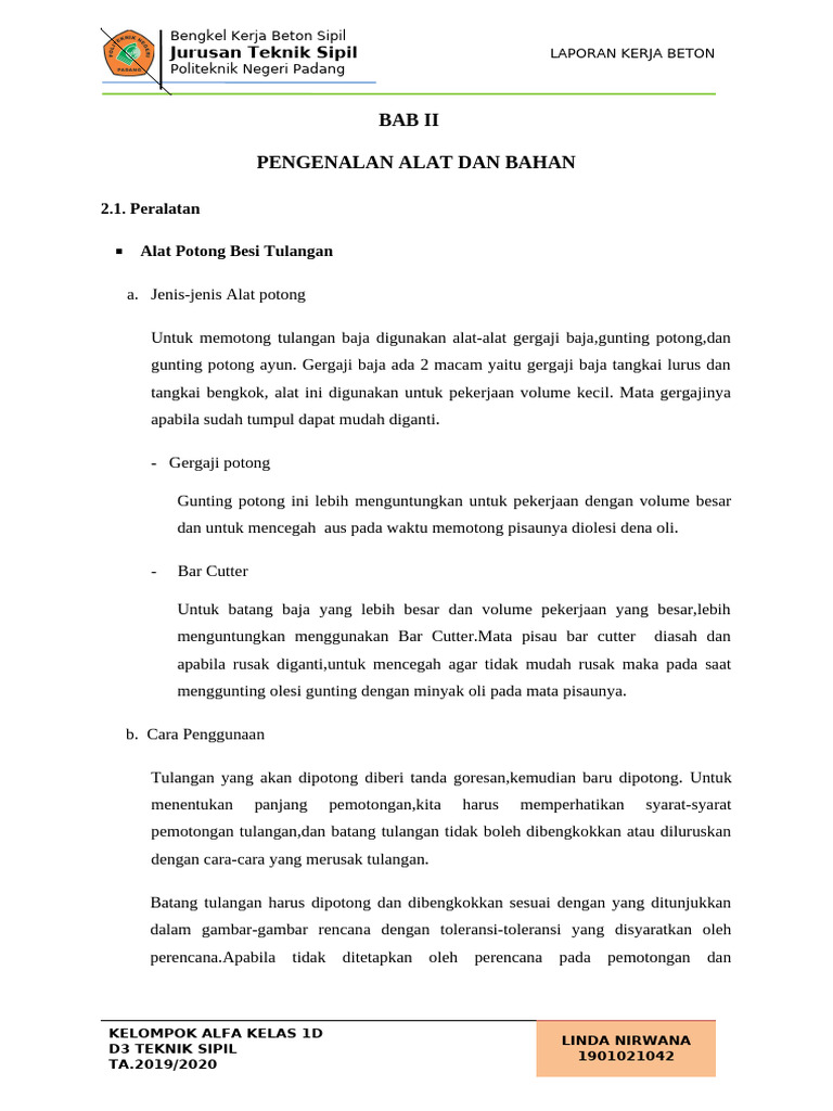 Bab Ii Pengenalan Alat Dan Bahan | PDF