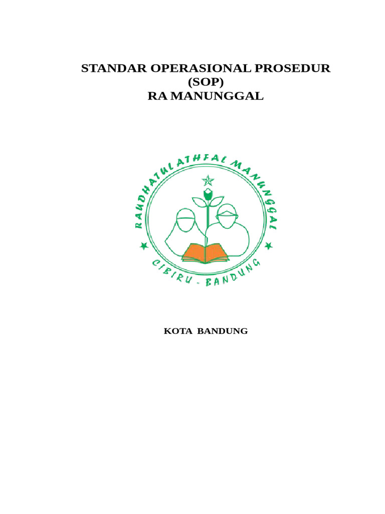 Standar Operasional Prosedur (SOP) Ra Manunggal: Kota Bandung | PDF