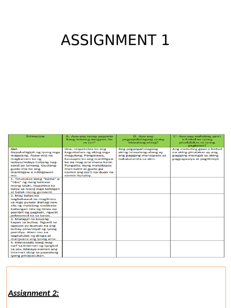 Assessments in Esp | PDF