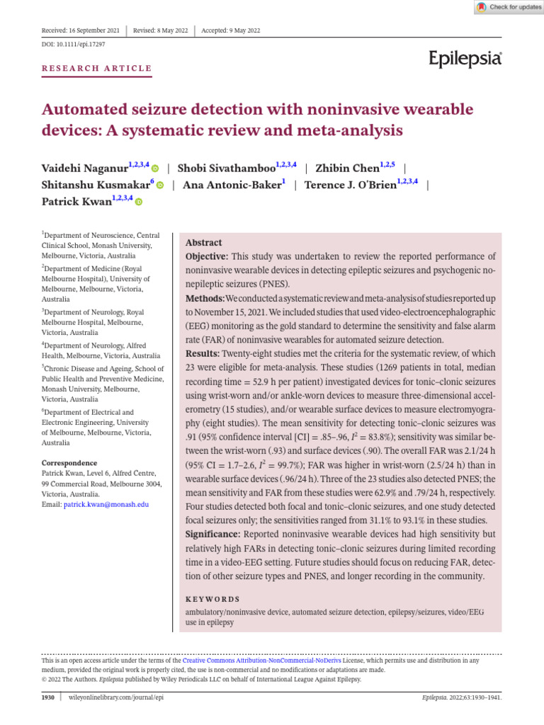 Automated Seizure Detection With Noninvasive Wearable Pdf 9431