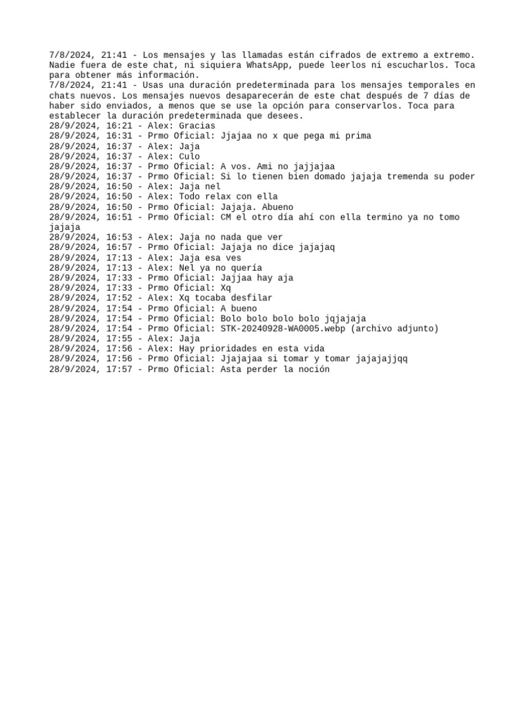 Chat de WhatsApp Con Prmo Oficial | PDF