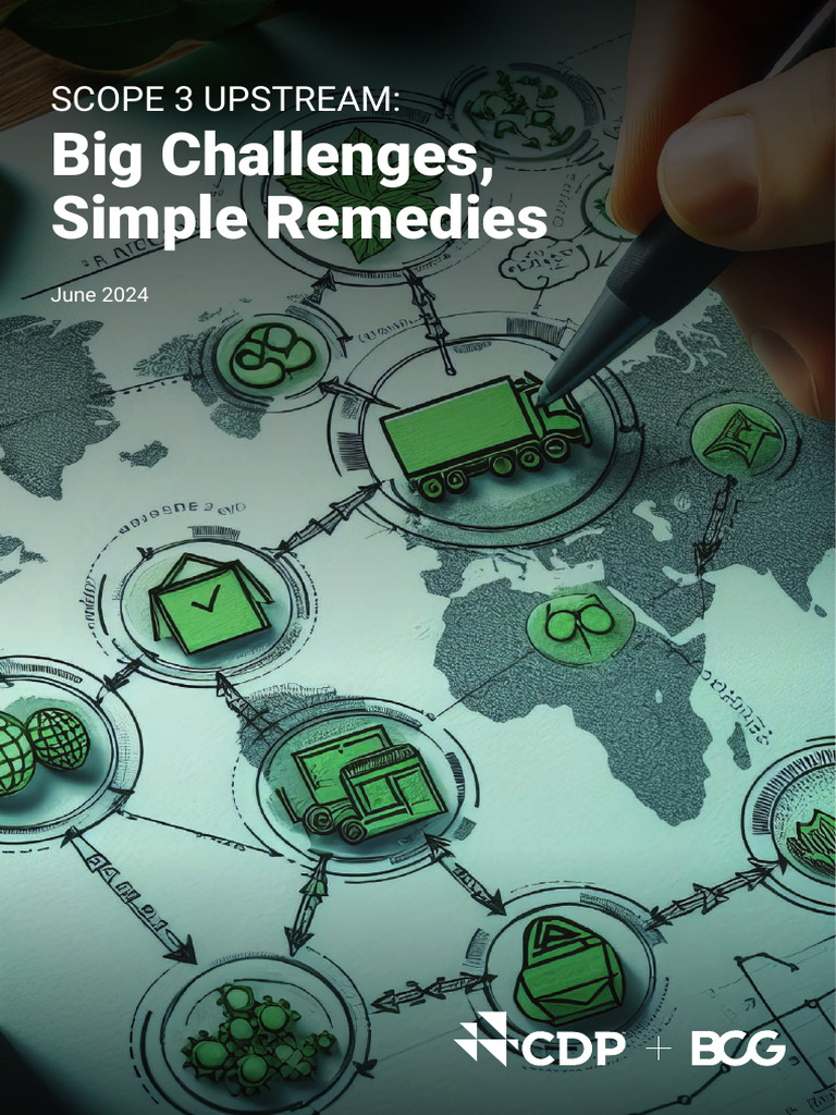 Scope 3 Upstream Report Pdf Supply Chain Business