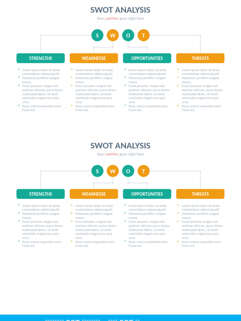 Swot Analysis模版 | PDF | Business Intelligence | Strategic Management