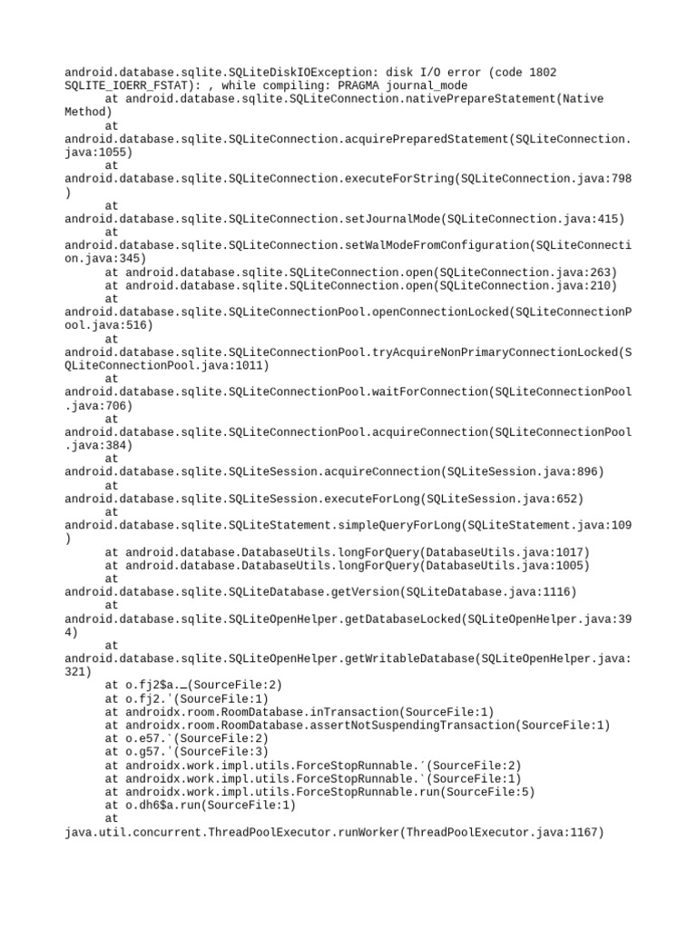 Last Crash Log | PDF | Java (Programming Language) | Information Technology Management