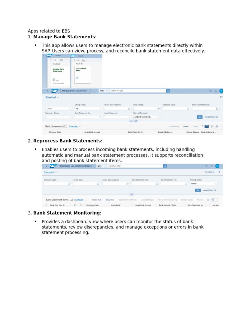 Apps Related To EBS | PDF | Banks | Usability