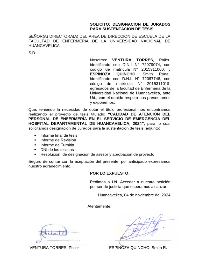 Solicitud de Designacion de Jurados | PDF