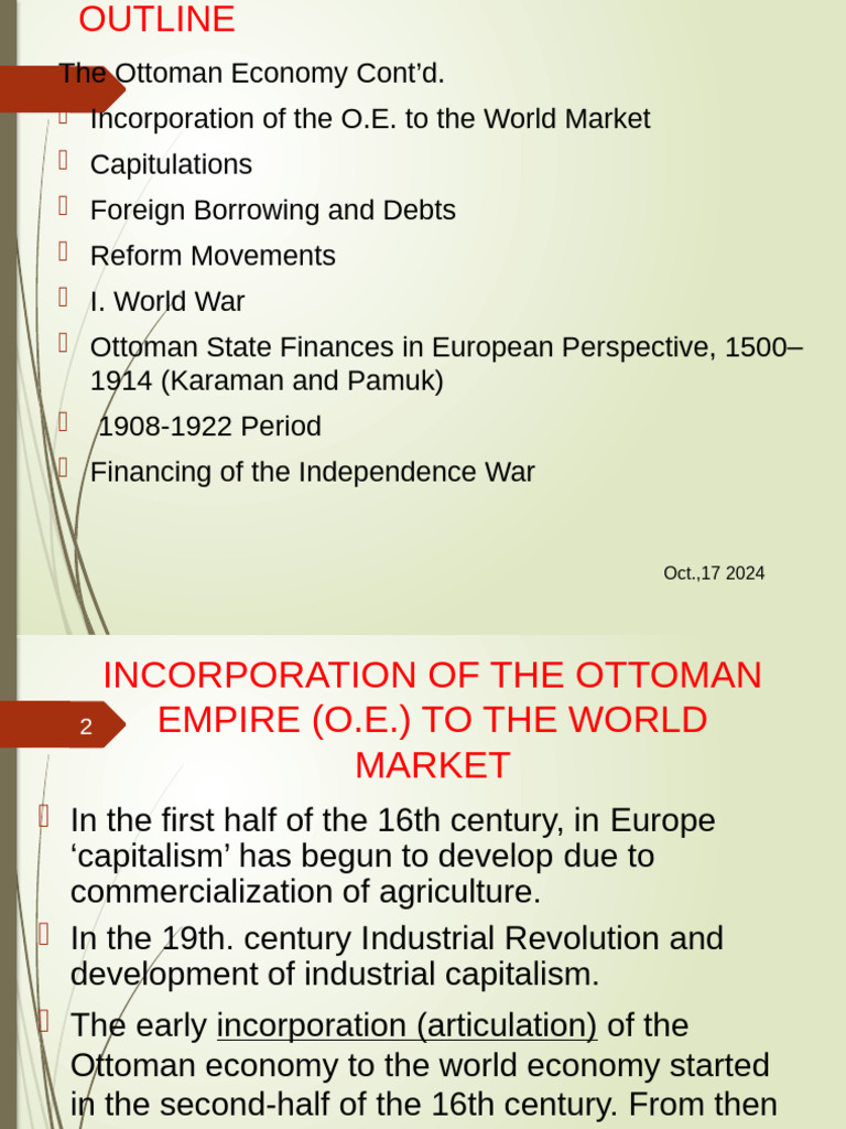 Ottoman IW241 | PDF | Ottoman Empire | Capitalism