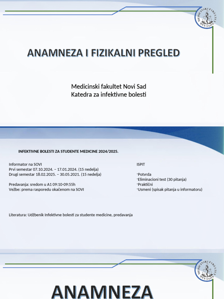Anamneza | PDF