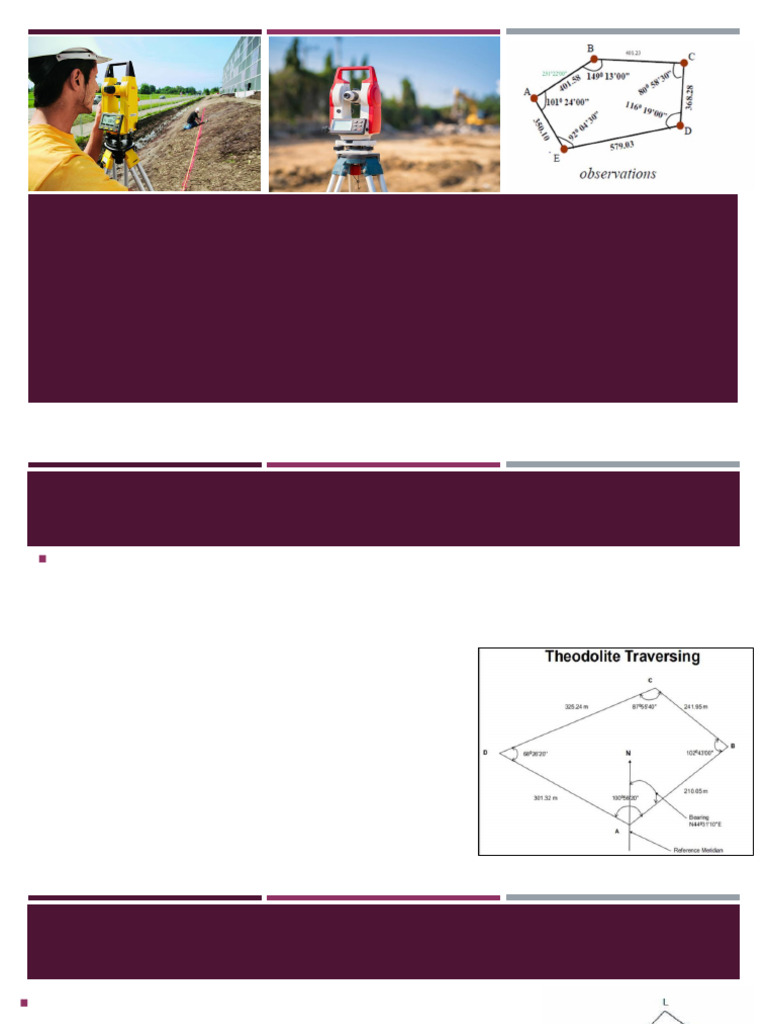 Chapter 1 Theodolite Traversing-1 | PDF | Surveying | Angle