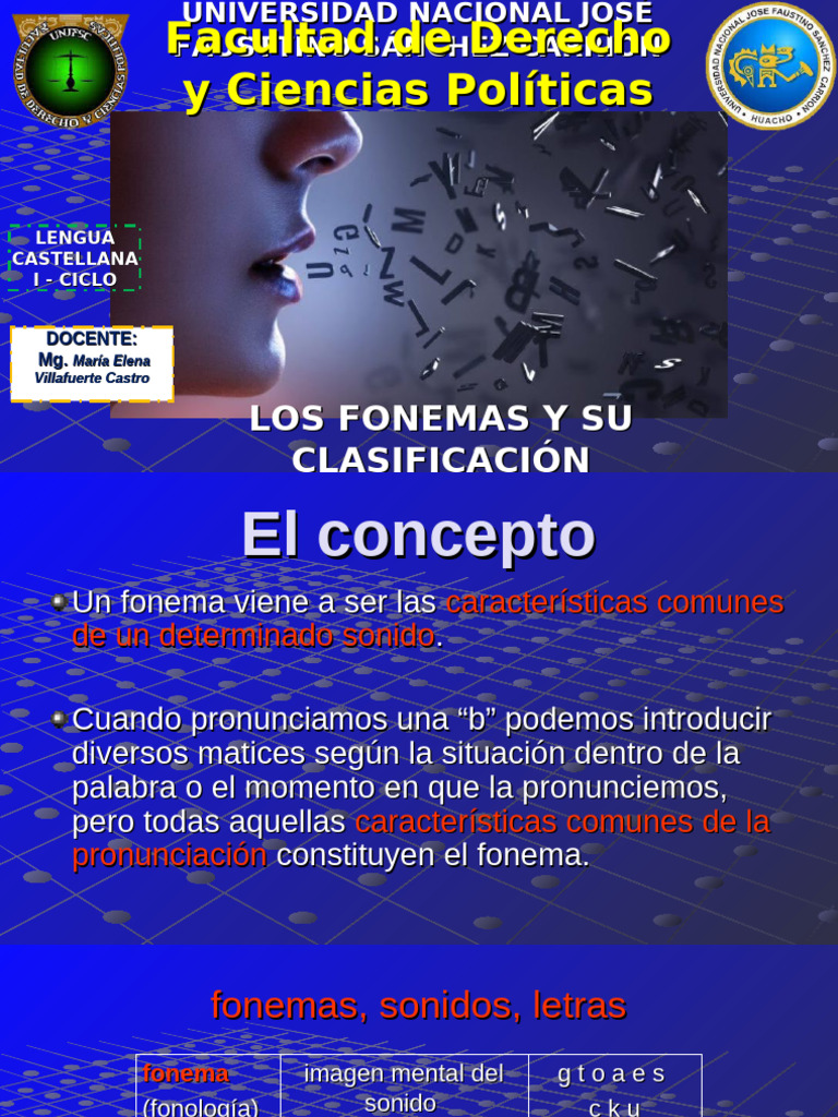 Los Fonemas y Su Clasificación | PDF | Fonética | Lingüística