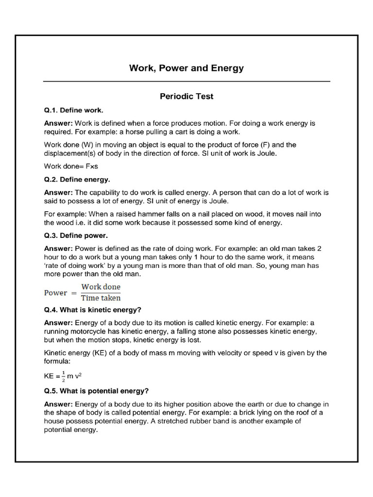 12 - Work | PDF
