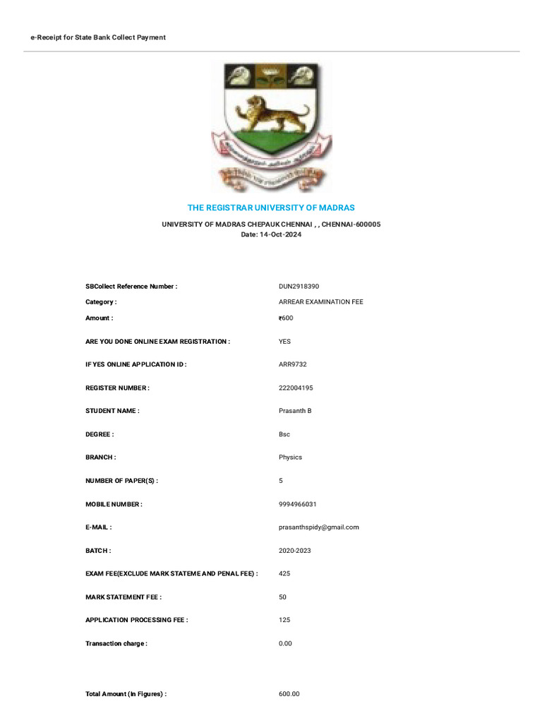 SB Collect Prasanth | PDF