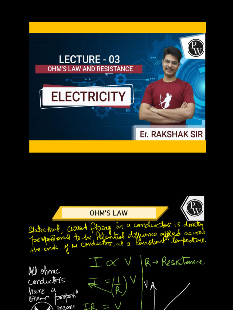 Electricity 03 - Classnotes | PDF | Science & Mathematics