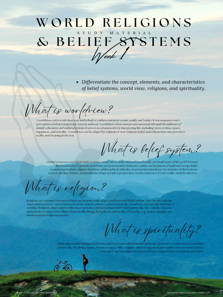 W1_WORLD RELIGIONS | PDF | Torah | Halakha