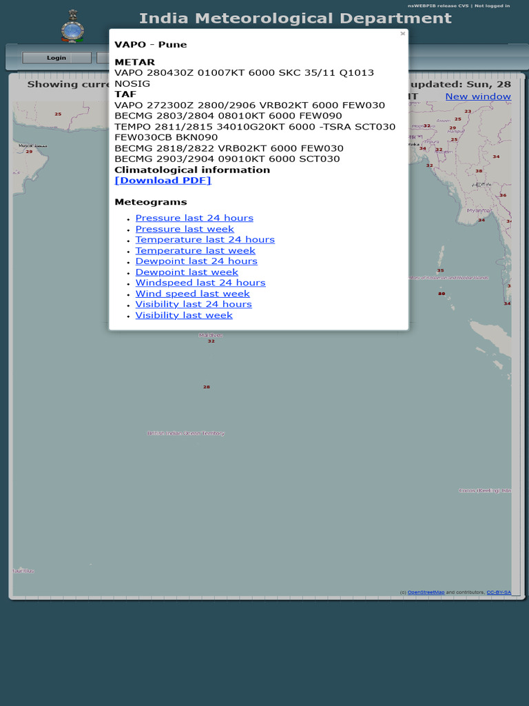 IMD - Weathermap | PDF | Meteorological Phenomena | Physical Geography