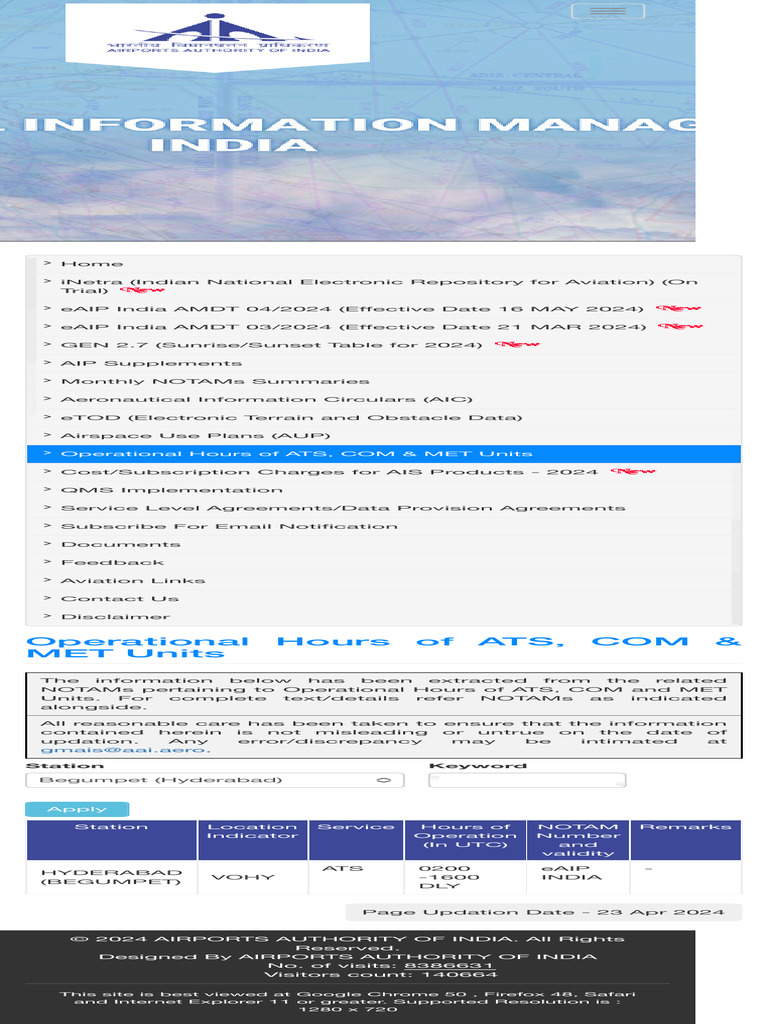 Operational Hours of ATS Units | PDF | Computers