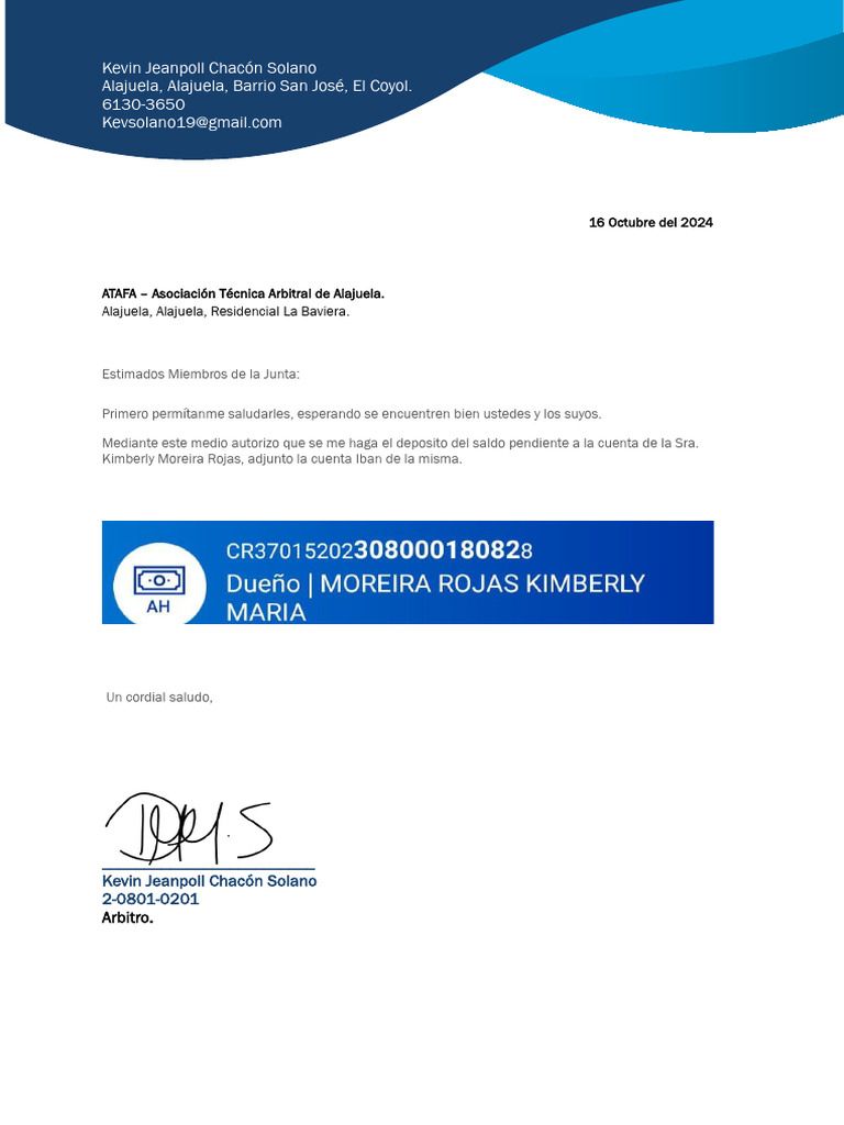 Autorizacion ATAFA | PDF