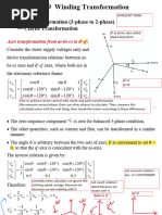 Clarke and Park Transformation | PDF | Equations | Classical Mechanics