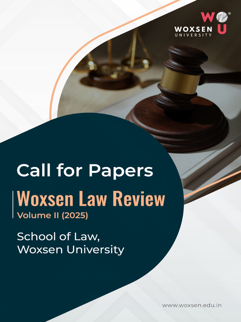 Woxsen Law Review | PDF