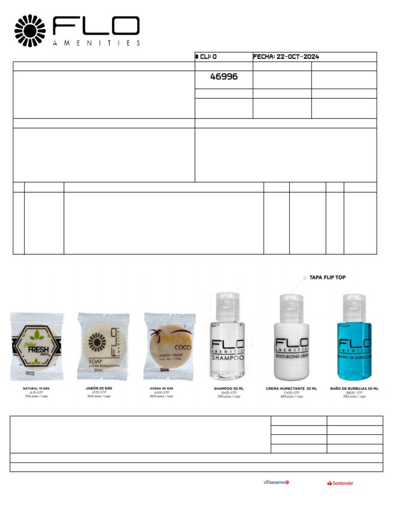 Cotizacion FLO | PDF