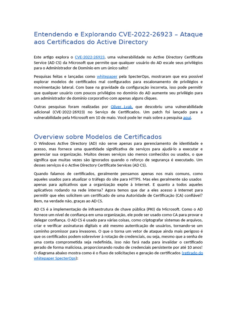 Entendendo e Explorando CVE | PDF | Diretório ativo | Vulnerabilidade (informática)