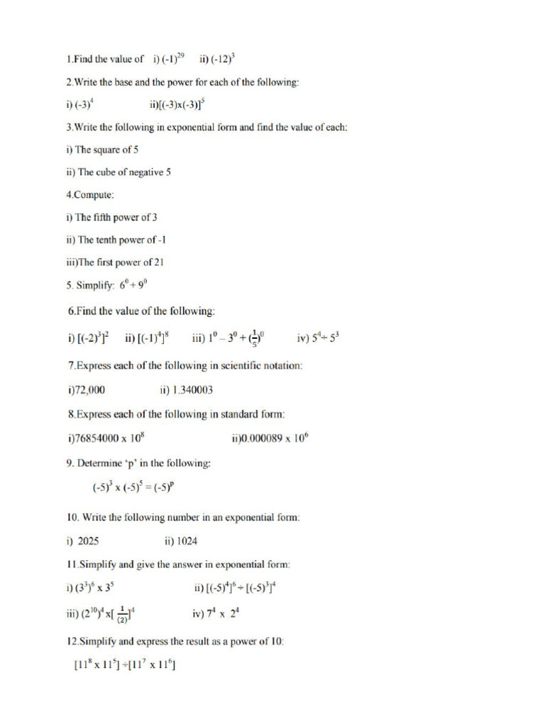 3 Worksheet | PDF