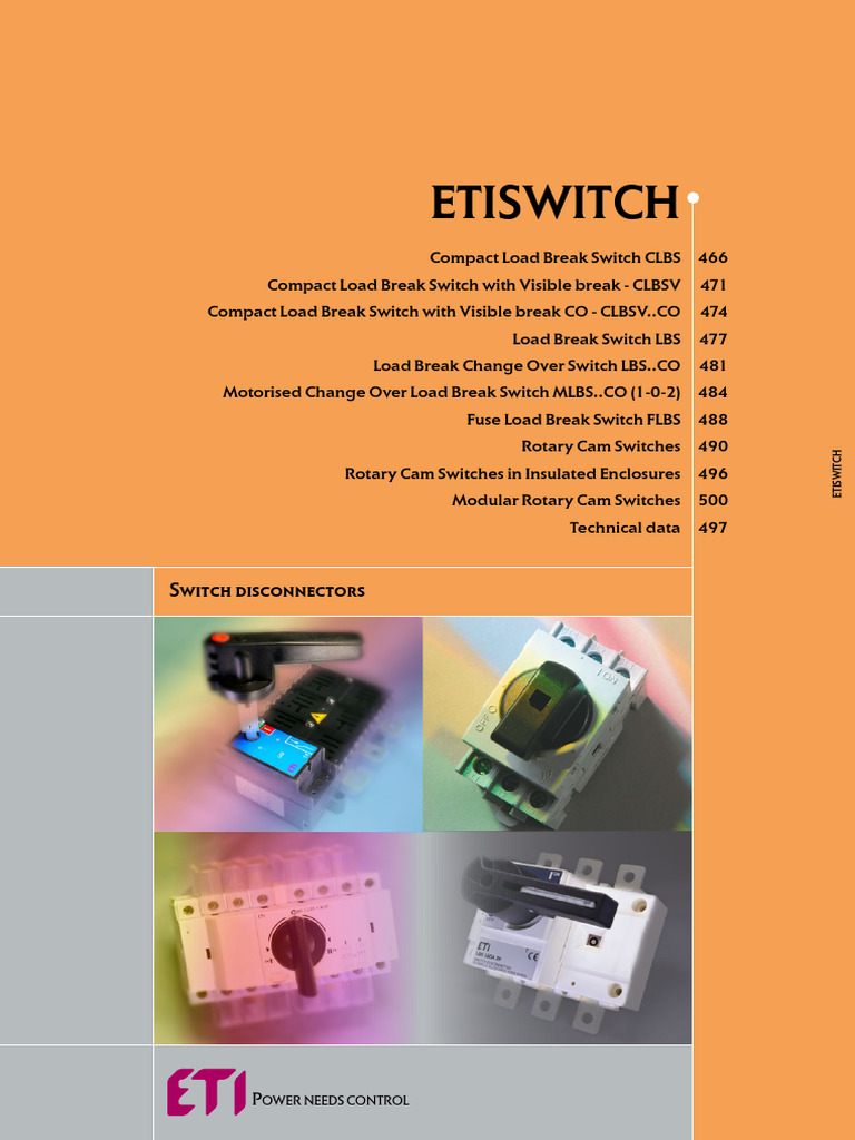 ETISWITCH | PDF | Switch | Electromagnetism