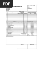 Contoh Laporan Harian Safety | PDF