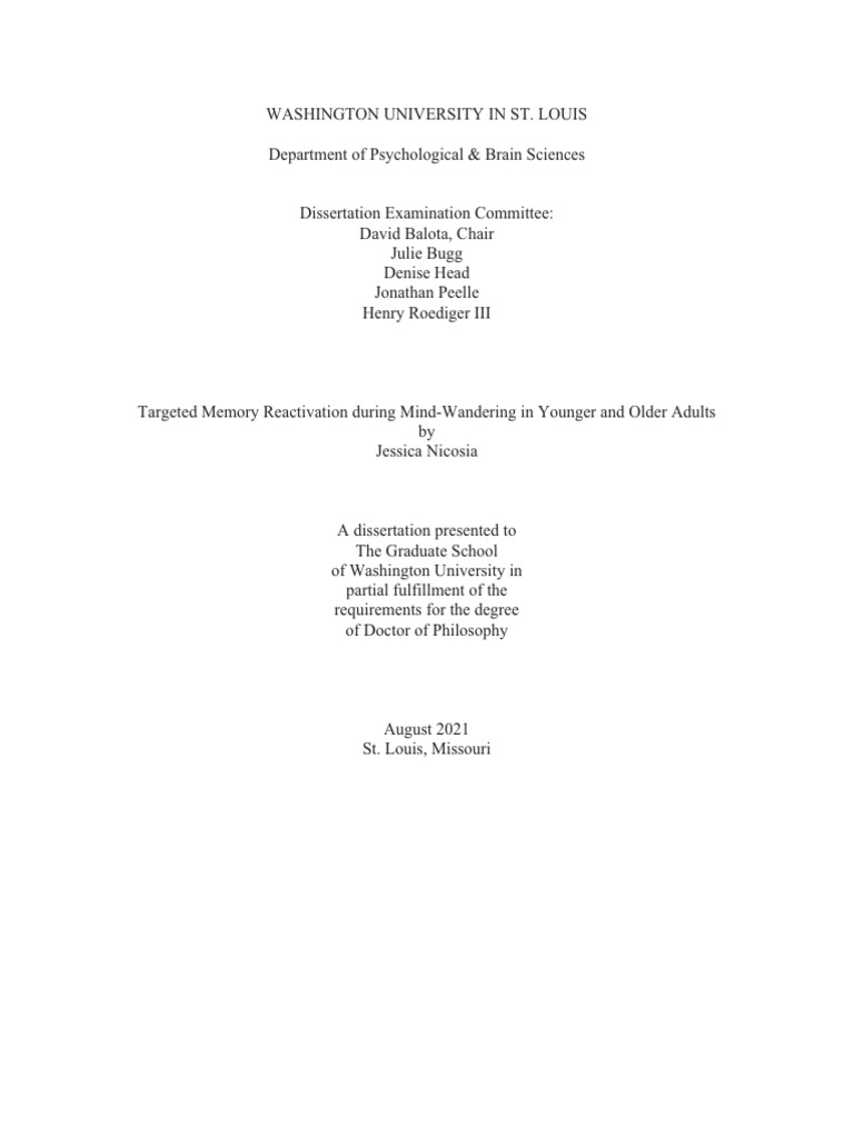 Targeted Memory Reactivation D | PDF