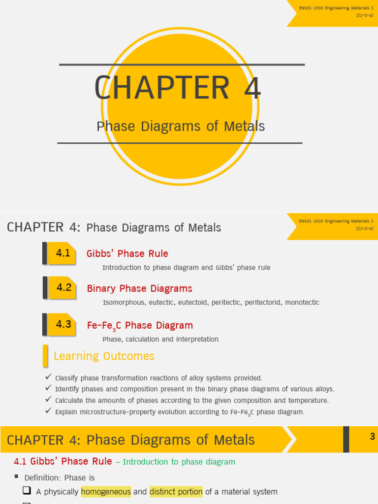 Chapter 4 | PDF | Phase (Matter) | Phase Diagram
