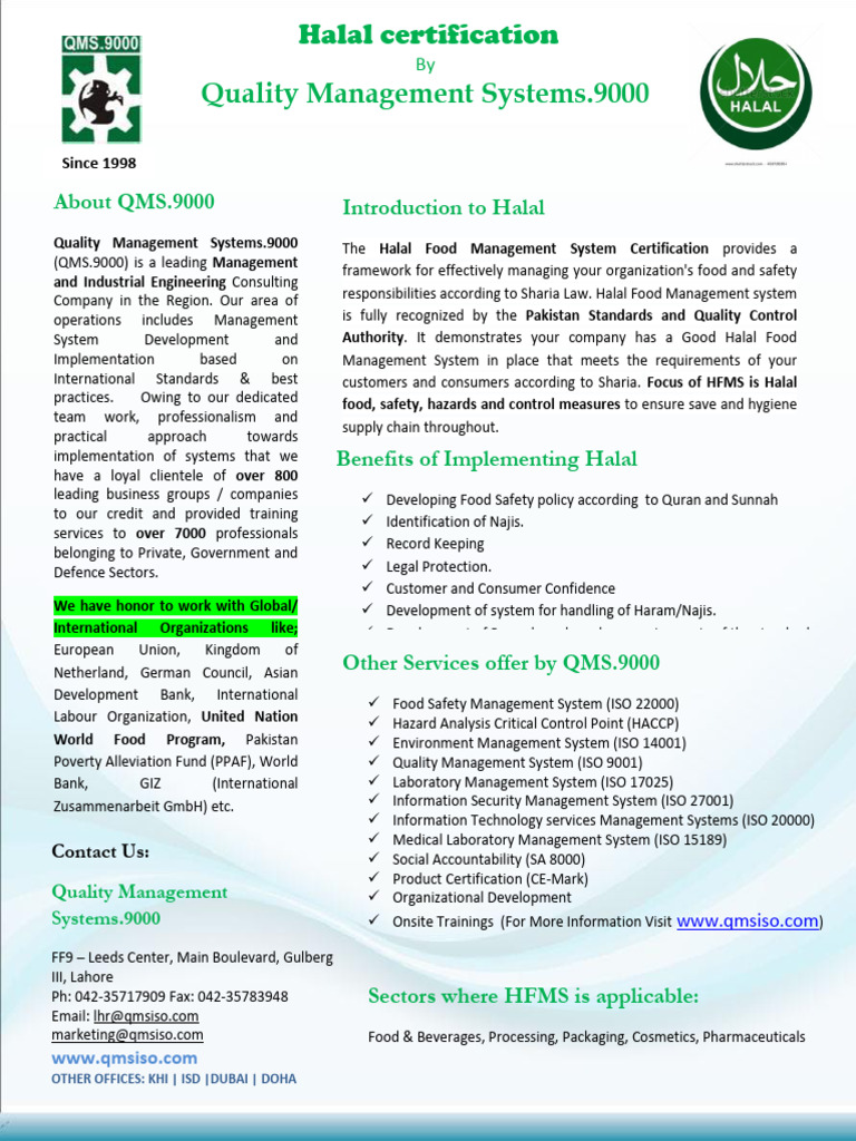 Halal-System | PDF | Quality Management System | Quality Management